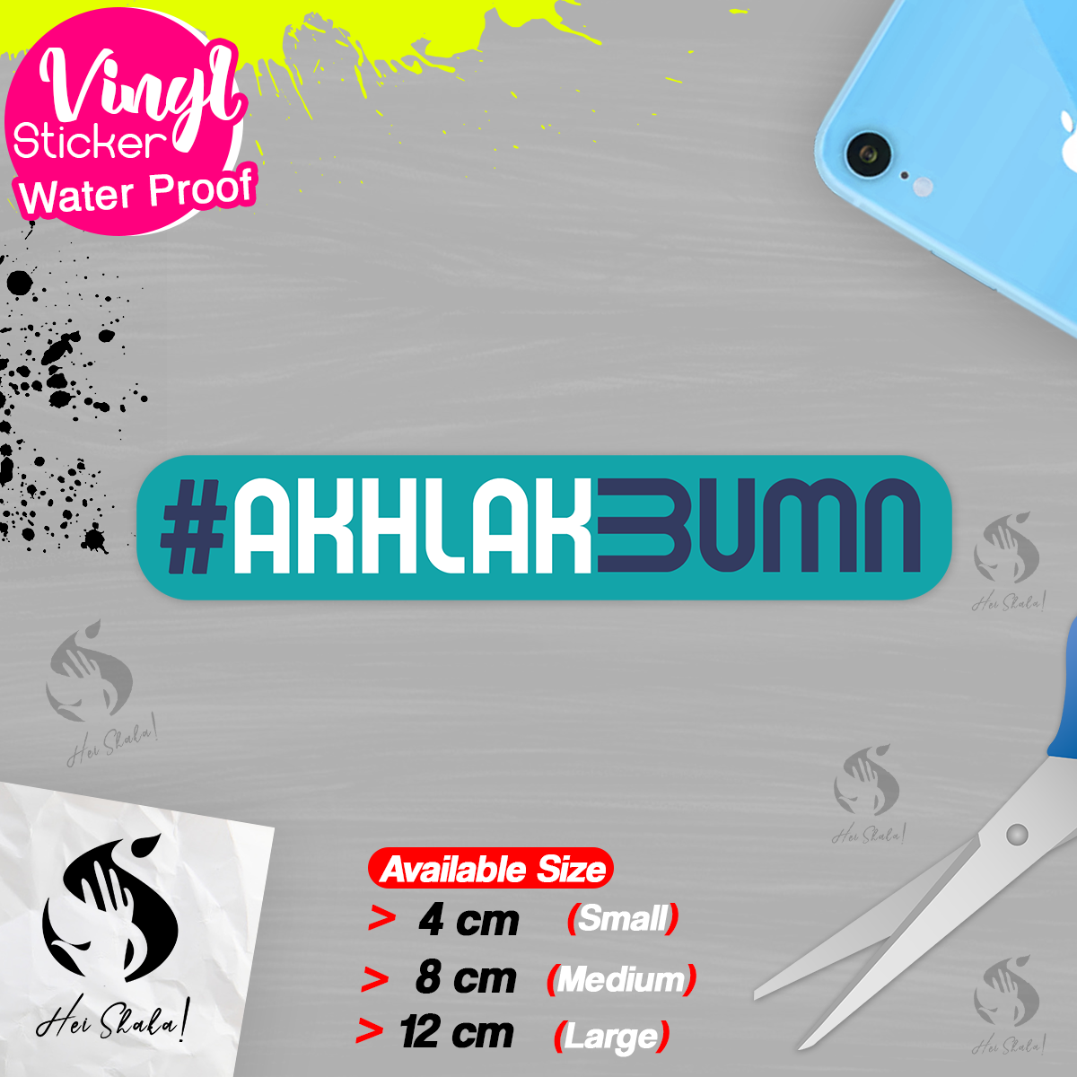 Heishaka Stiker Akhlak BUMN 02 Sticker LOGO Perusahaan BUMN Vinyl Anti ...