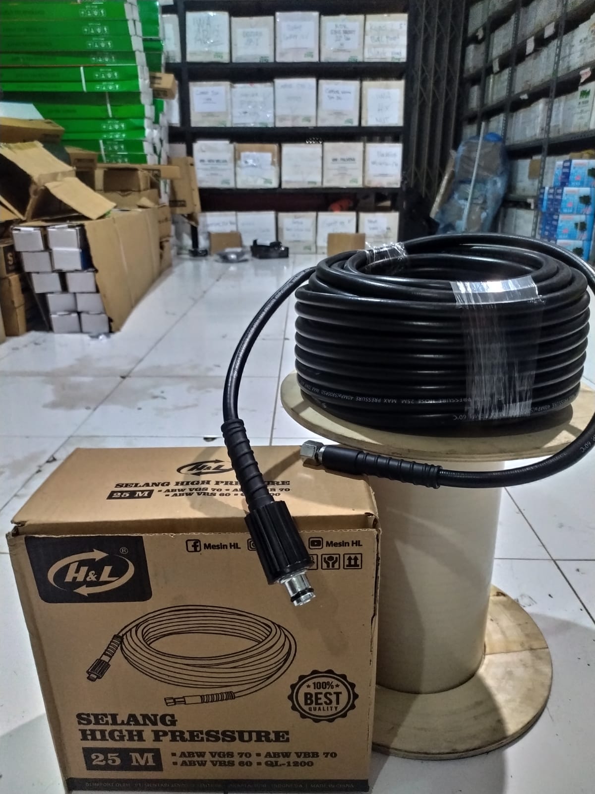 Selang Jet Cleaner 25 M / Selang High Pressure / Selang Steam 25 meter ...