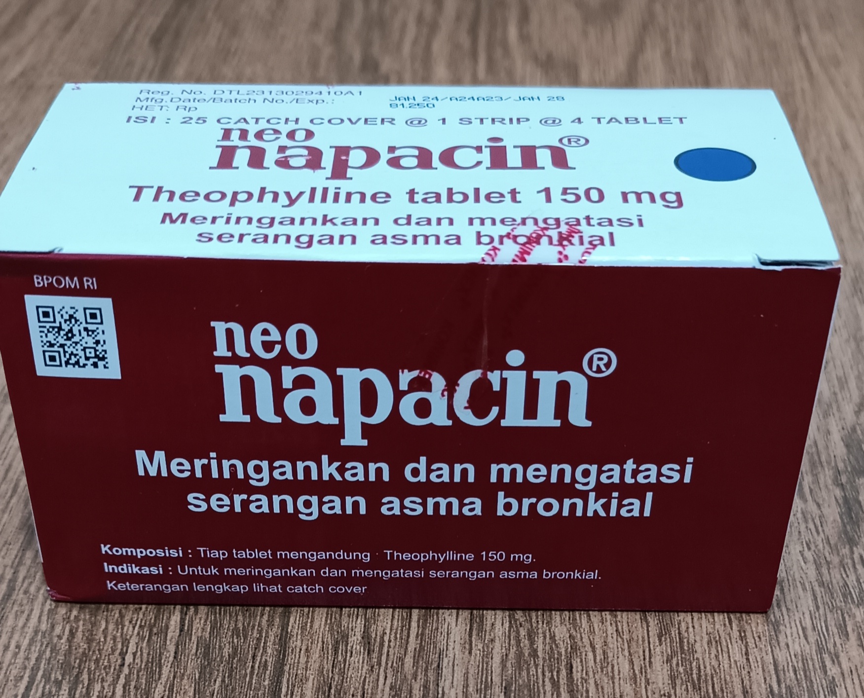Neo Napacin 1 box isi 25 sachet | Lazada Indonesia