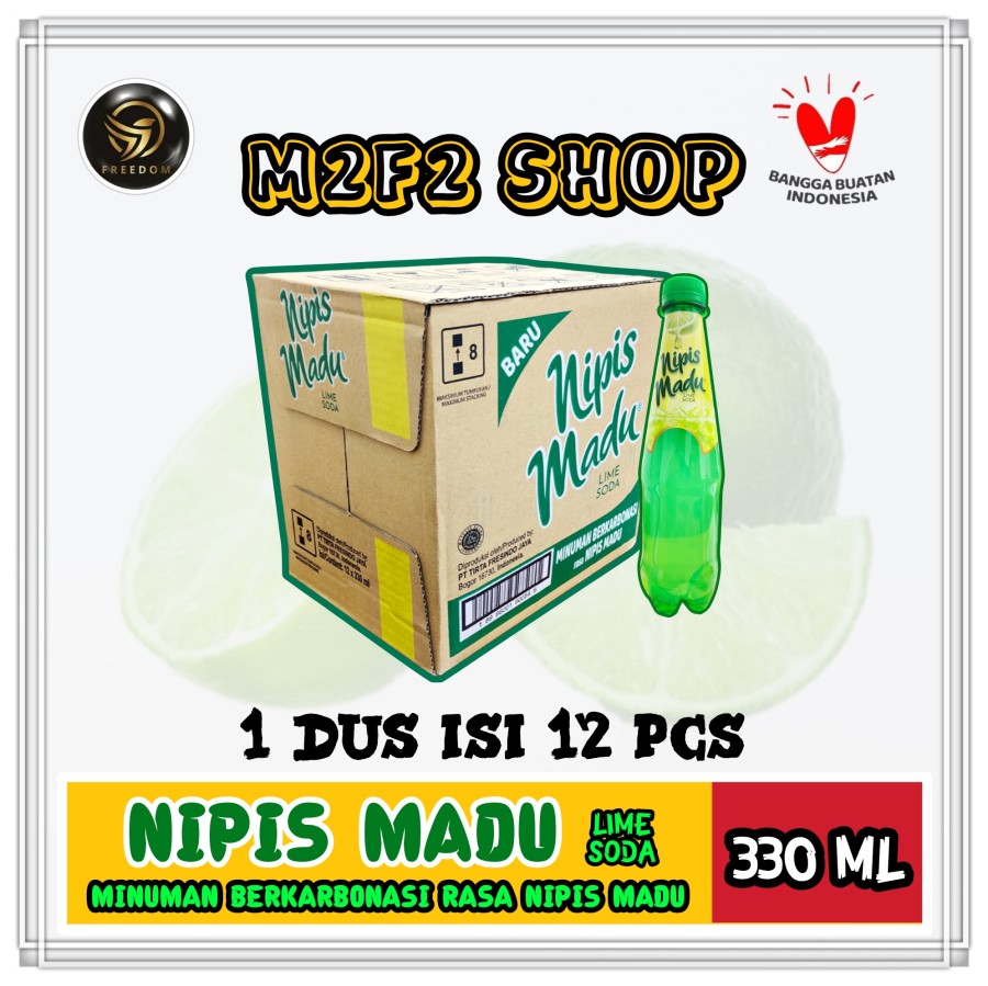 Minuman NIpis Madu Lime Soda Botol Pet | Jeruk Nipis - 330 ml (Kemasan Karton) | Lazada Indonesia