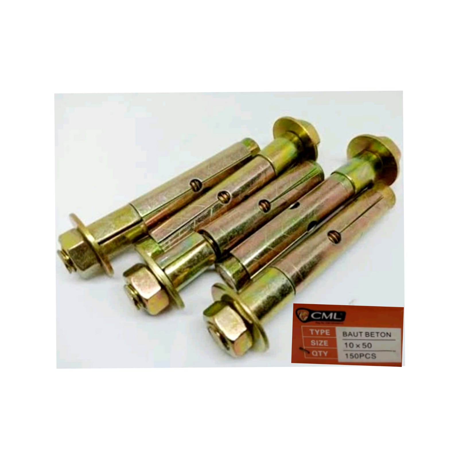 Dynabolt m8 m10 m12 Wowo Baut Beton Tembok Dinabolt | Lazada Indonesia