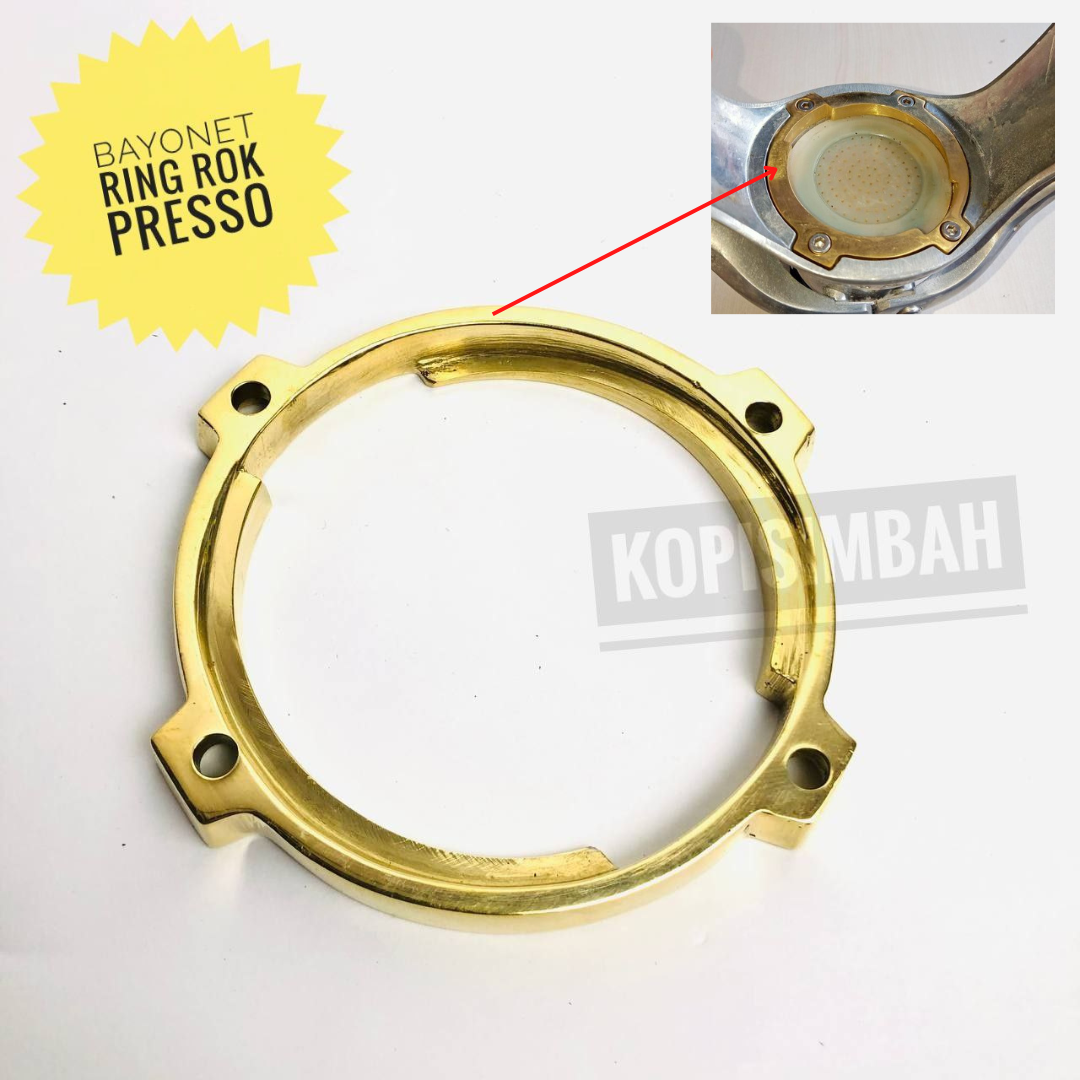 Spare Part Bayonet Ring Rok Presso Bahan Kuningan Kokoh Tempat Holder ...
