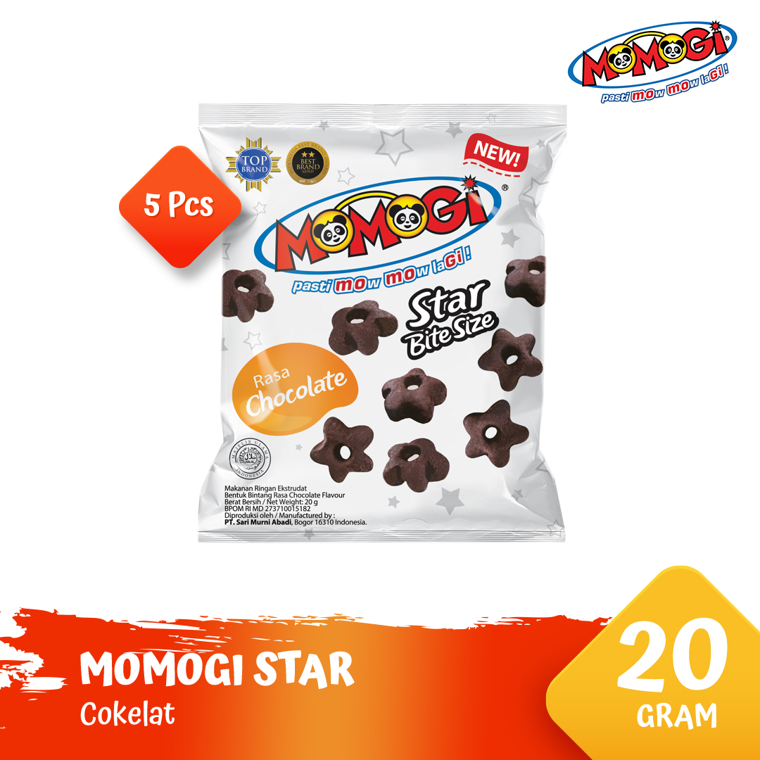Momogi Star Bite Size - Coklat - 20gr / 50gr | Lazada Indonesia