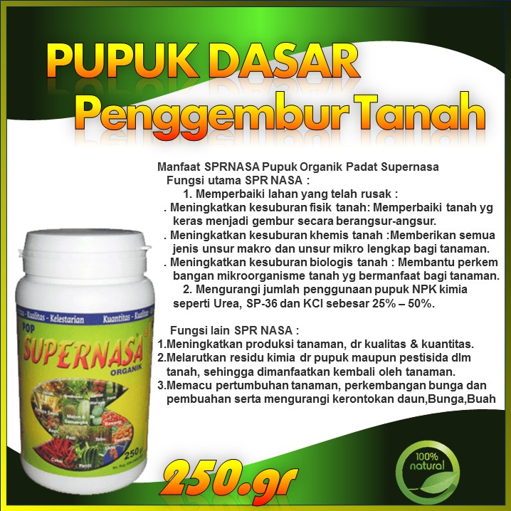 Pupuk Dasar Penggembur Tanah,Pupuk Organik Padat,Penyubur Tanah Keras ...