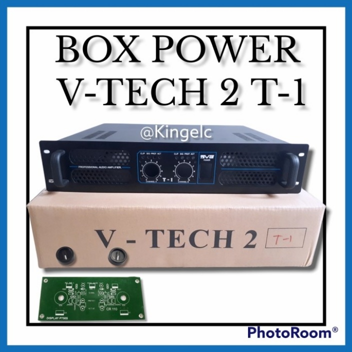 BOX POWER AMPLIFIER VTECH 2 T-1 (HARGA SUDAH TERMASUK PACKING ...