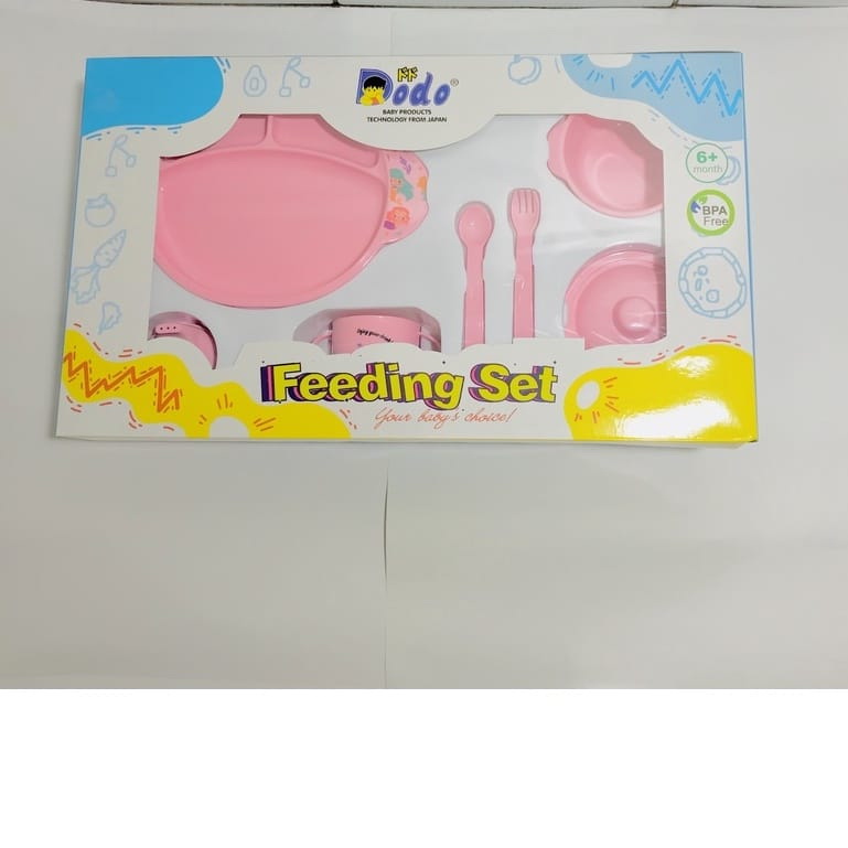 DODO Feeding Set Large (002) / Perlengkapan Makan Bayi | Lazada Indonesia