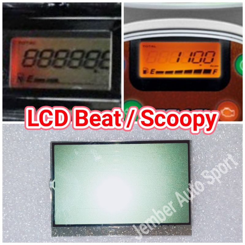 LCD Beat eco, Scoopy new, Baru & Original LCD speedometer Scoopy FI ...