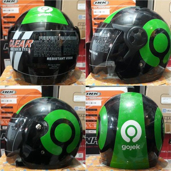 Kaca Helm Gojek New Pelangi Visor Helm Gojek Promo | Lazada Indonesia