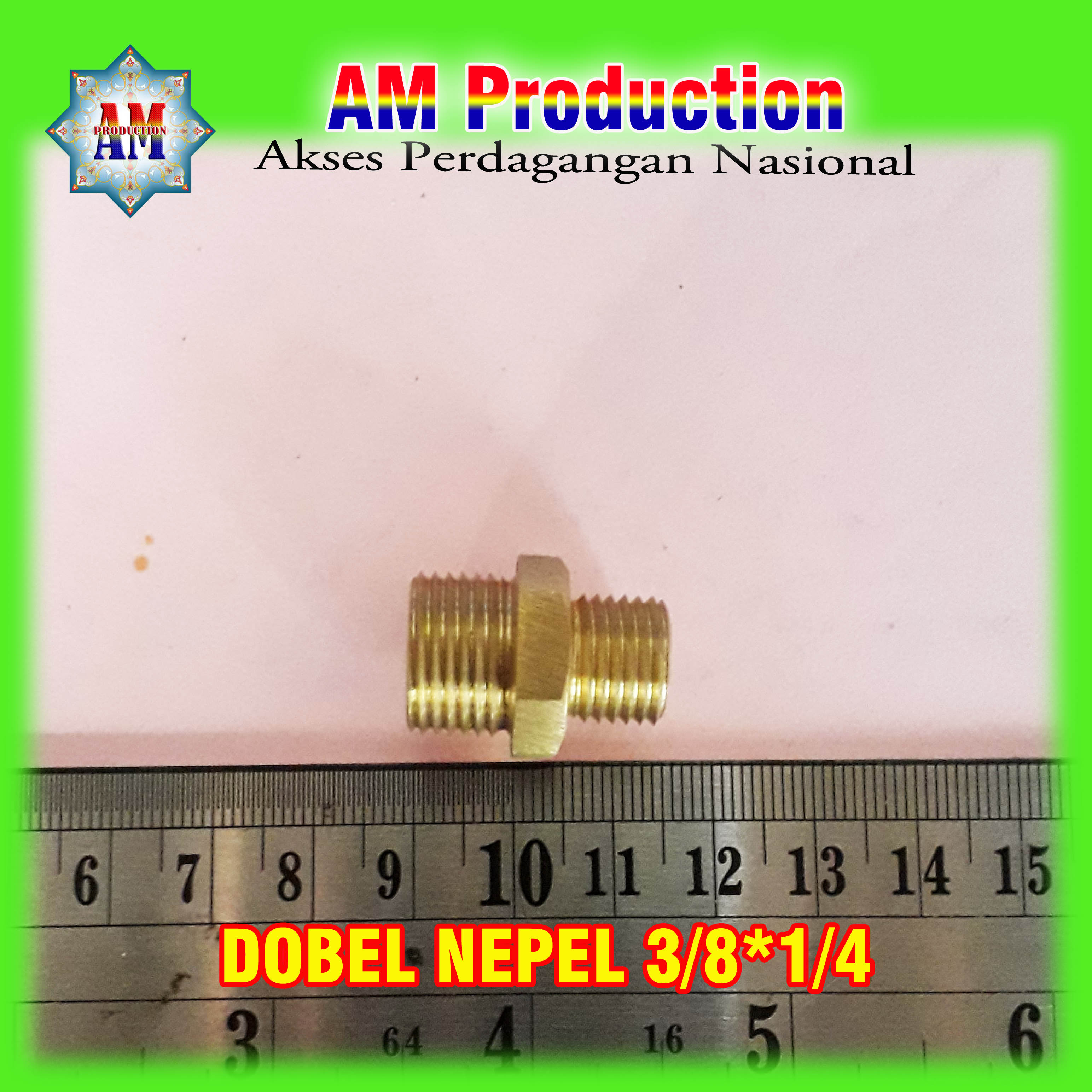 Dobel Nepel ukuran 3/8x1/4 Sambungan Pipa | Lazada Indonesia