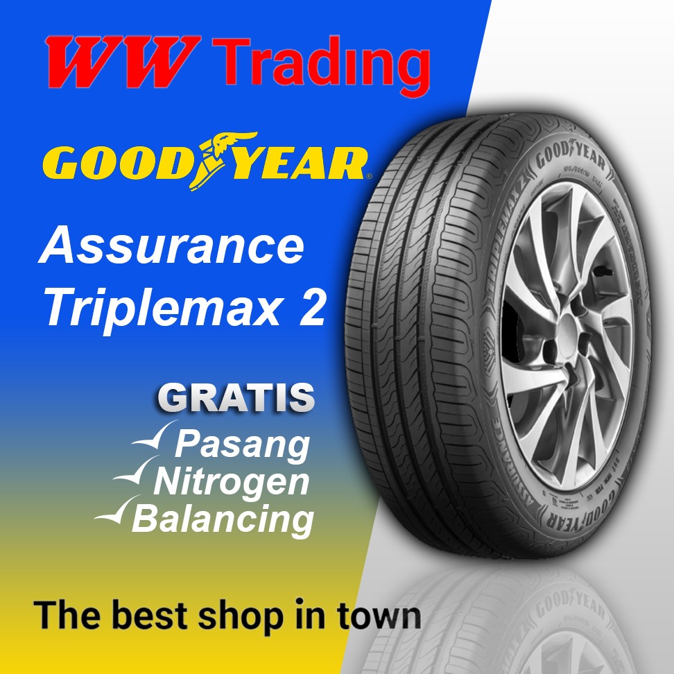 BAN GOODYEAR ASSURANCE TRIPLEMAX 2 185/60 HR14 / 185 60 14 | Lazada ...