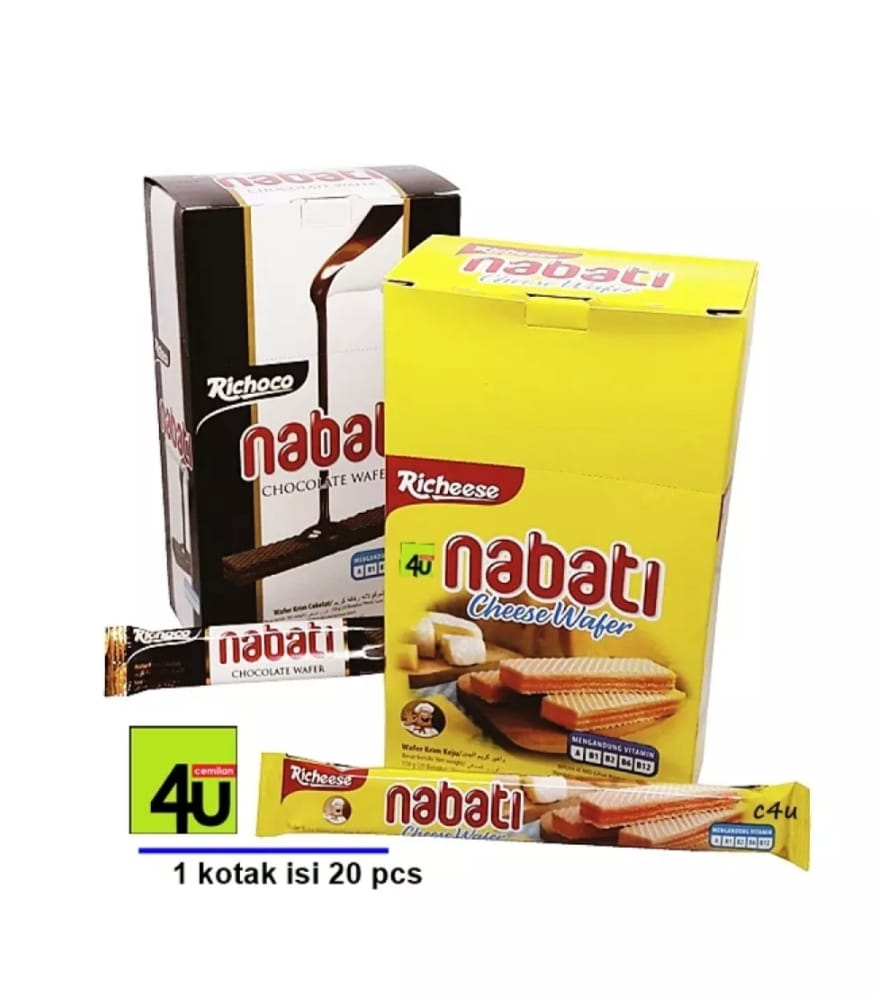 2 Pack Nabati Richeese Wafer Rasa Keju & Coklat | Lazada Indonesia