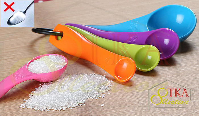 Sendok Takar 5 in 1, Sendok Ukur, Sendok Takaran Bubuk Minuman, Sendok ...