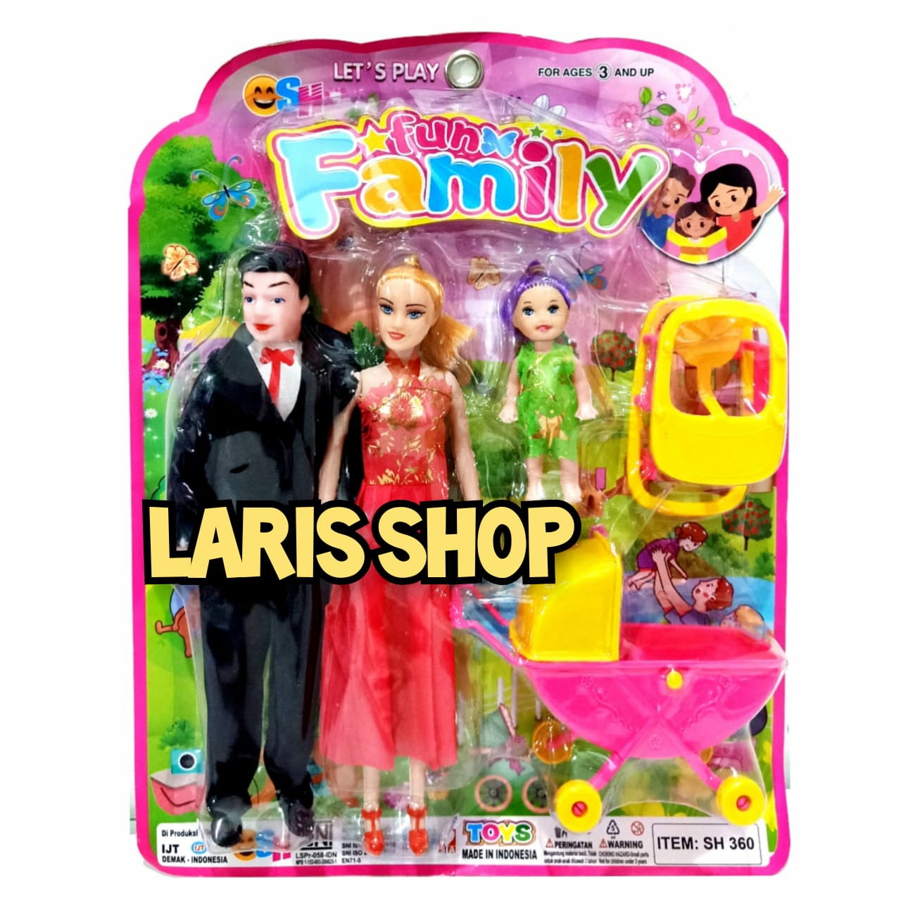 MAINAN BARBIE TROLLI SET BARBIE FUN FAMILY - SH 360 | Lazada Indonesia