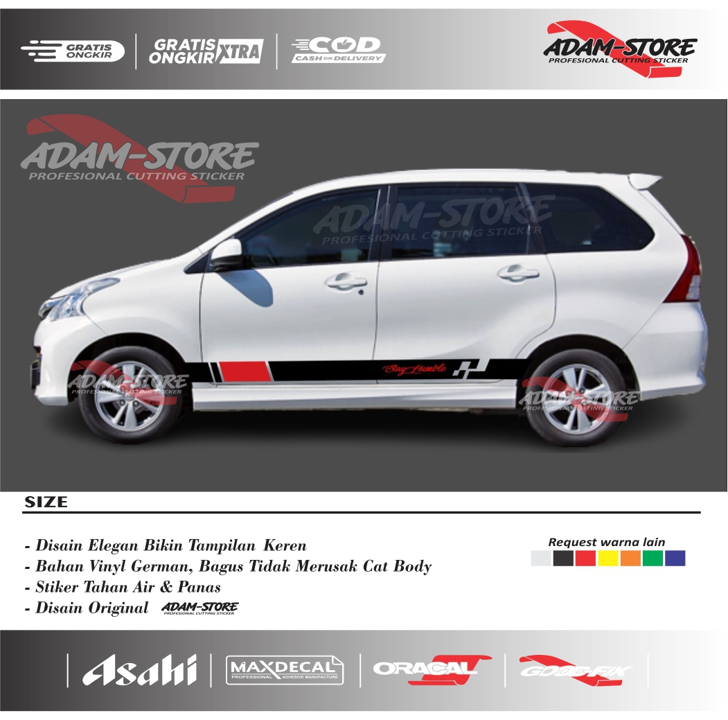 stiker avanza sticker avanza stiker mobil avanza striping toyota avanza ...