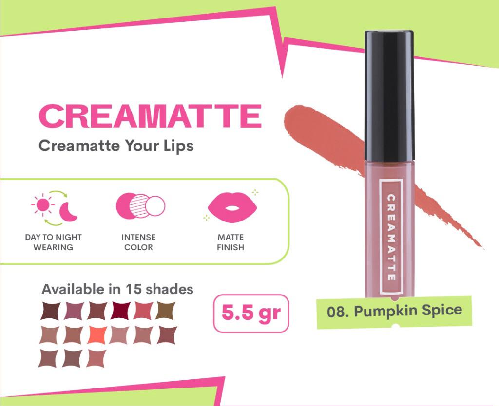 Emina Creamatte Edition 55 G Lip Cream Lazada Indonesia