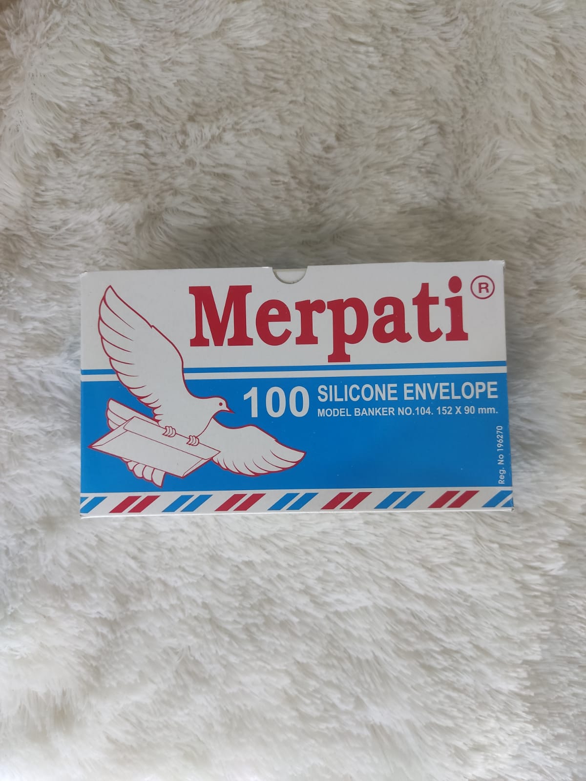Amplop Merpati 104 Tanggung Silicon Biru Airmail 70 gr | Lazada Indonesia