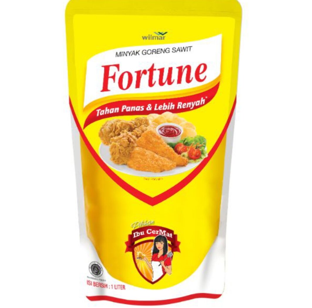 Fortune 1 Liter Refill - Minyak Fortune 1 Liter Pouch - fotune 1 liter ...