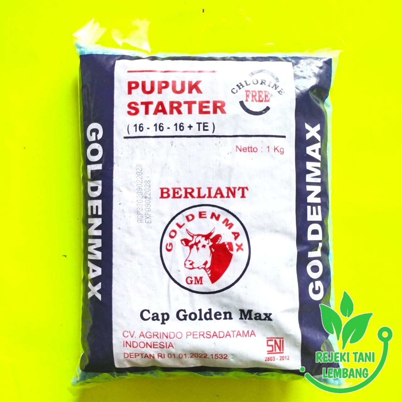 PUPUK STARTER GOLDEN MAX BERLIANT 16 - 16 - 16 +TE ISI 1 KG | Lazada Indonesia
