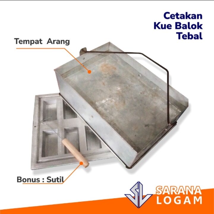 Cetakan Kue Balok Cor Aluminum | Lazada Indonesia