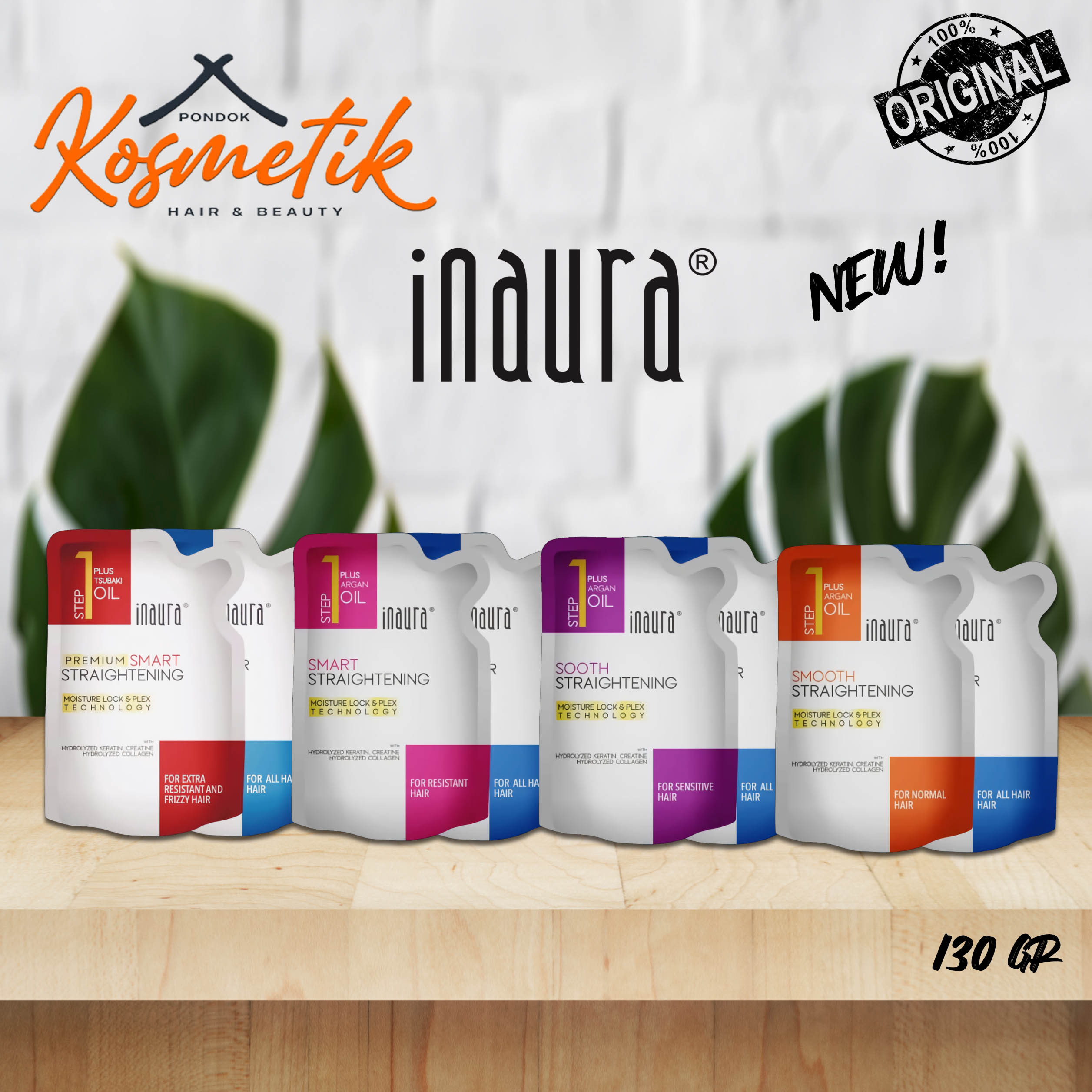 INAURA MAGIA STRAIGHT SMOOTHING KERATIN SYTEM 130g || SMOOTHING ...