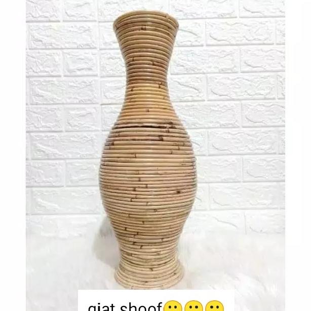 [Ready] Guci Rotan /Vas Bunga Ukuran 70 Cm [Sale] | Lazada Indonesia