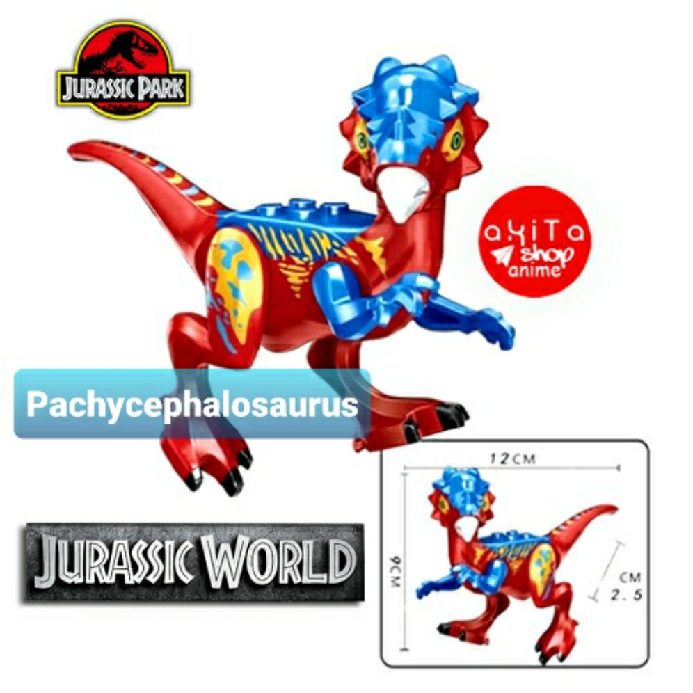 Mainan Dino Lego Dinosaurus Pachycephalosaurus kepala keras | Lazada ...