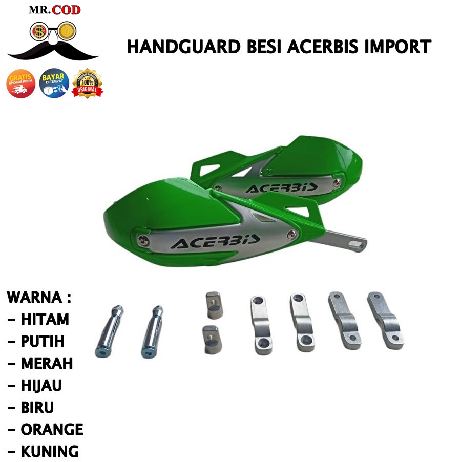 HANDGUARD HAND GUARD ACERBIS BESI KLX CRF WR SUPERMOTO MOTOR UNIVERSAL ...