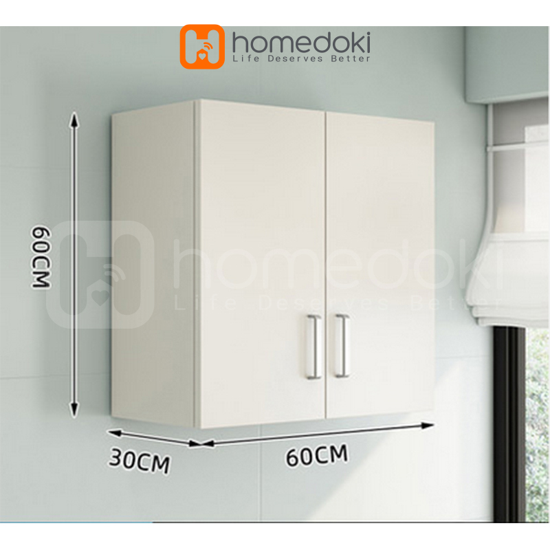 Homedoki Lemari Dinding Dapur / Rak Dinding Dapur / Lemari Kabinet ...