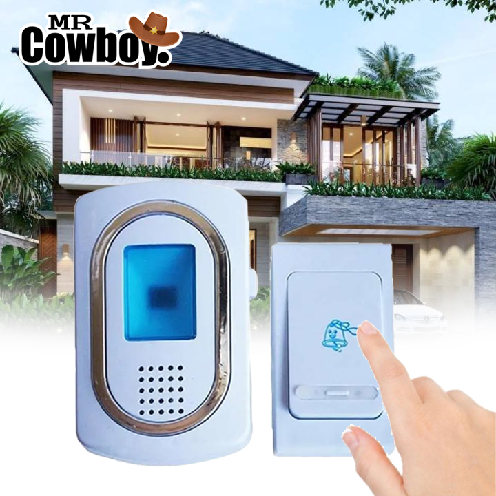 Bel Rumah Tanpa Kabel - Jangkauan Jarak 100 Meter Doorbell Wirelles ...