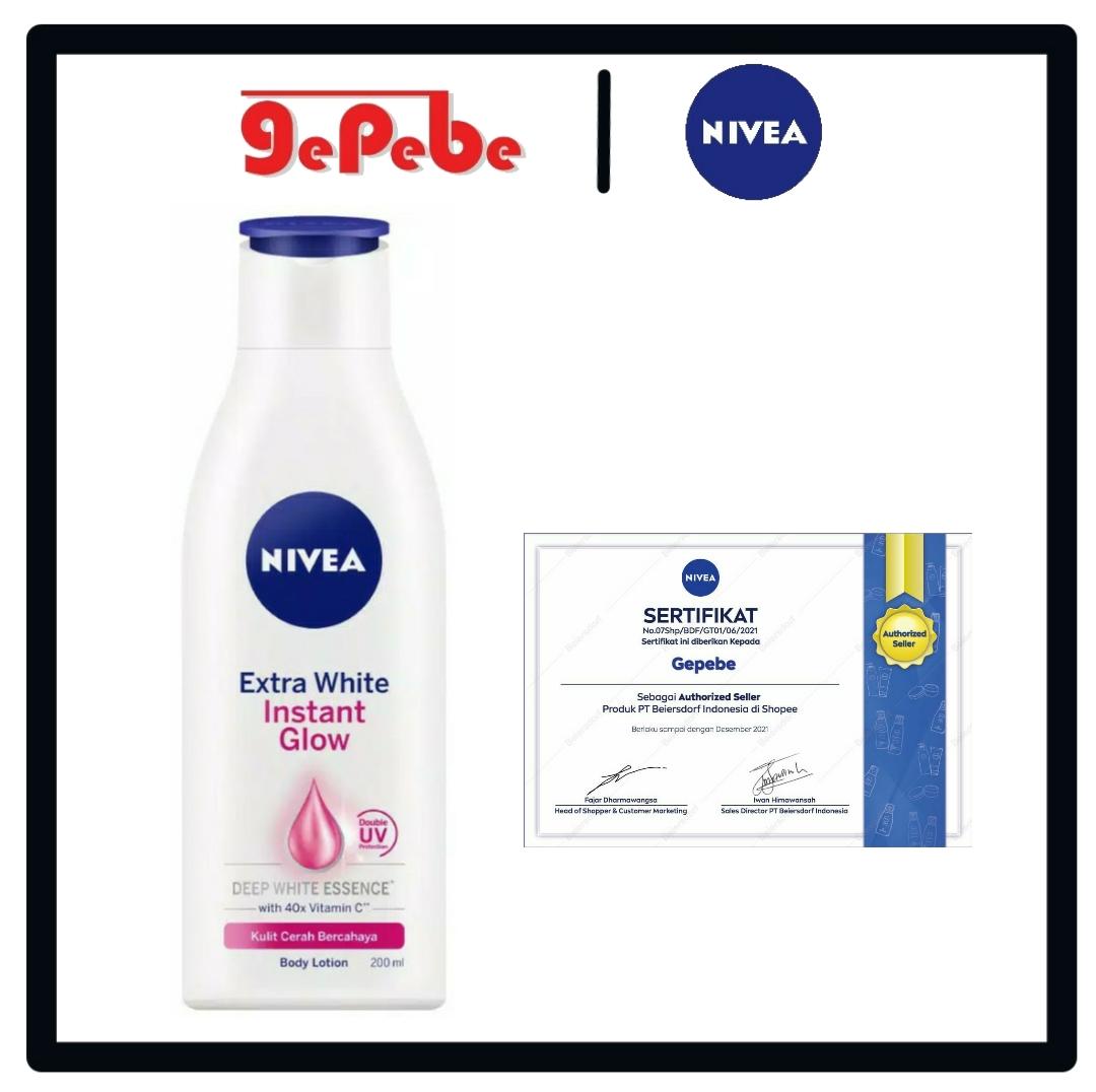 Nivea Extra White Instant Glow Body Lotion 200ml | Lazada Indonesia