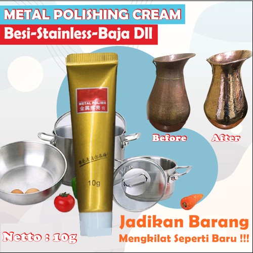 PROMO metal polishing cream krim pengkilat besi stainless steel ...