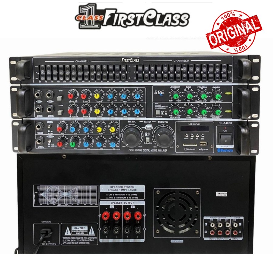 Amplifier Firstclass Fc A4000 | Lazada Indonesia