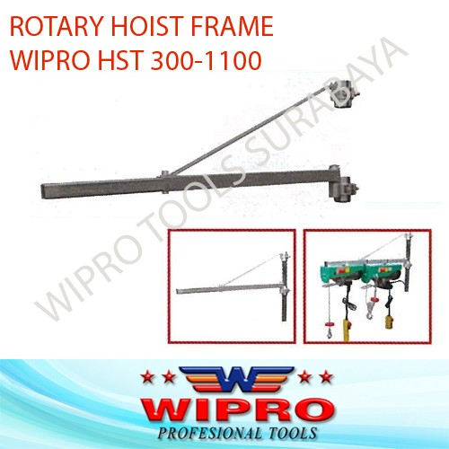Dudukan Electric Hoist Rotary Hoist Frame Double Wipro HST300 - 1100 ...