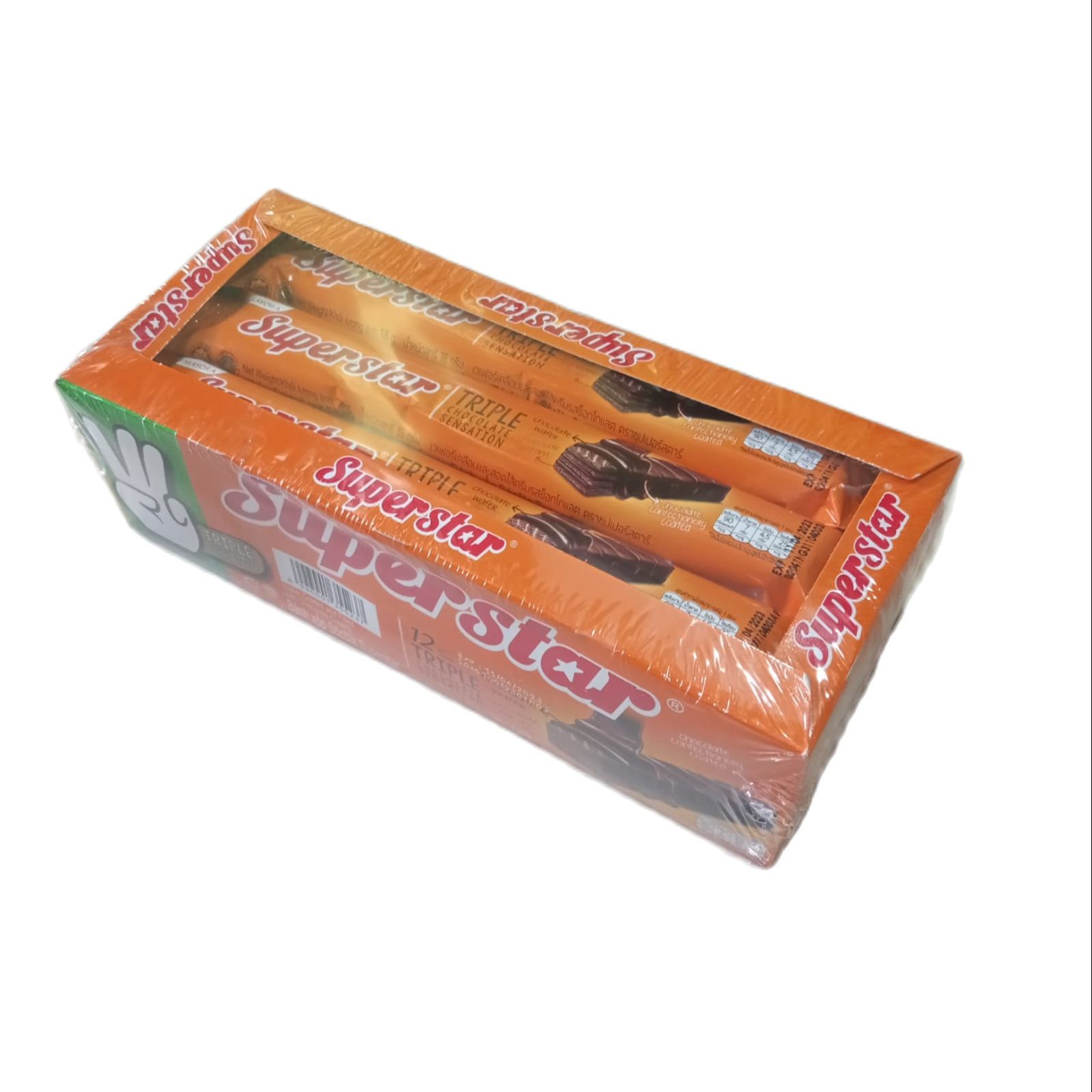 Wafer Superstar Triple Chocolate Satu Box Isi 12 Pcs 18g | Lazada Indonesia