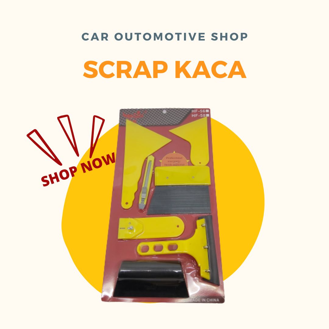 SCRAP KACA 7 IN 1 - ALAT BANTU PASANG STIKER KACA | Lazada Indonesia