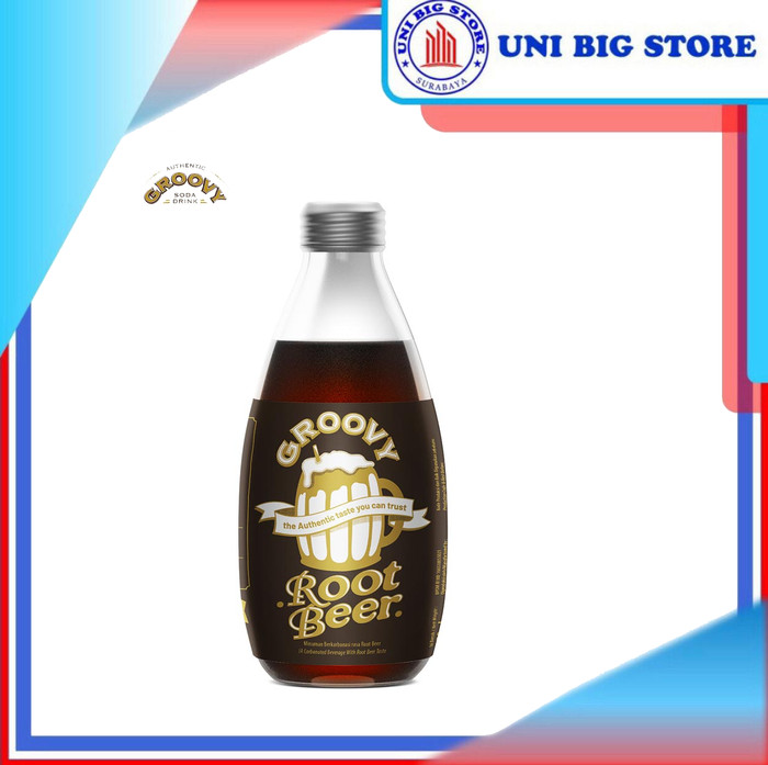 Groovy Rootbeer Soda Drink Root Beer Bottle 250 ml Botol | Lazada Indonesia