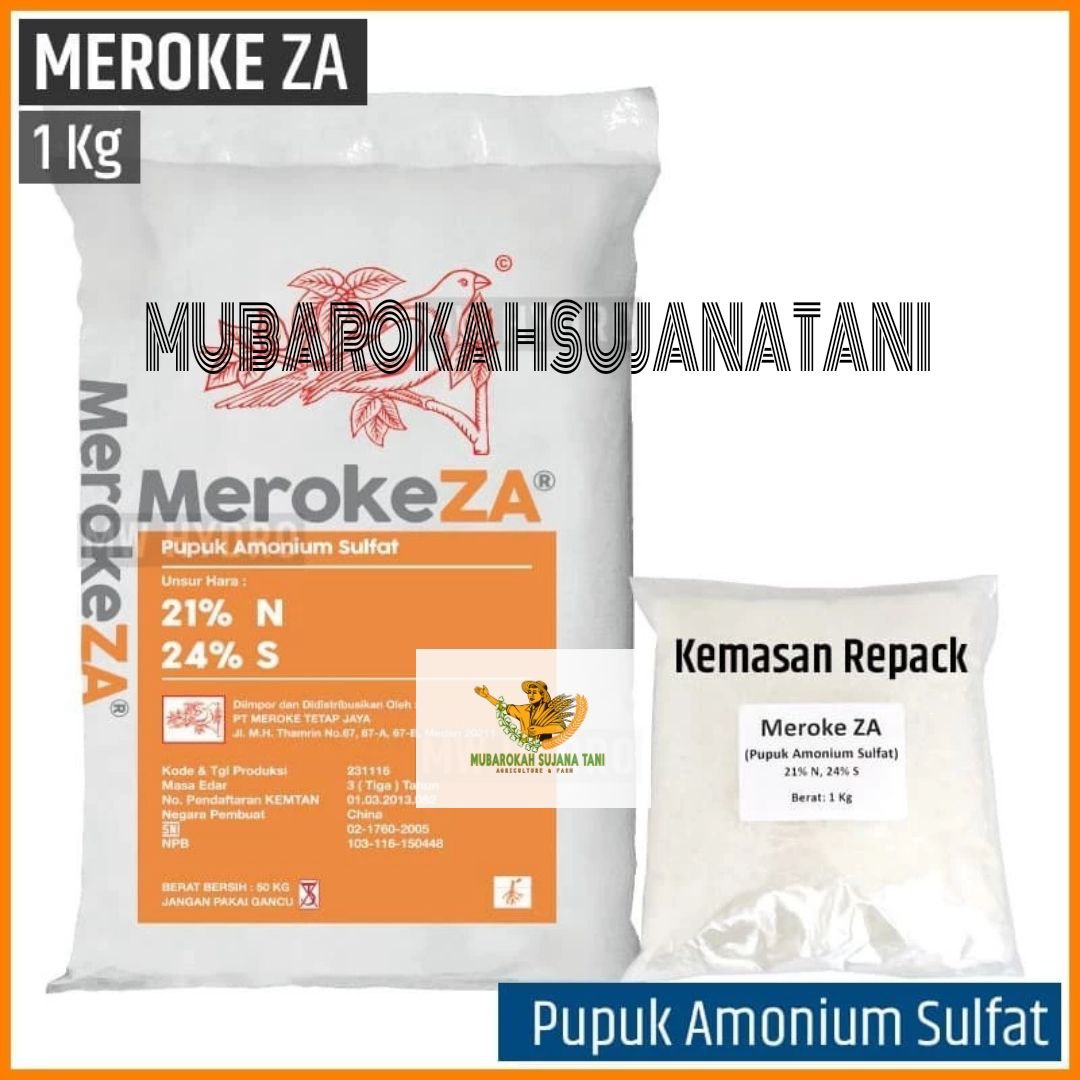 Pupuk Meroke ZA Kemasan Repack 1 Kg - Meroke Tetap Jaya | Lazada Indonesia