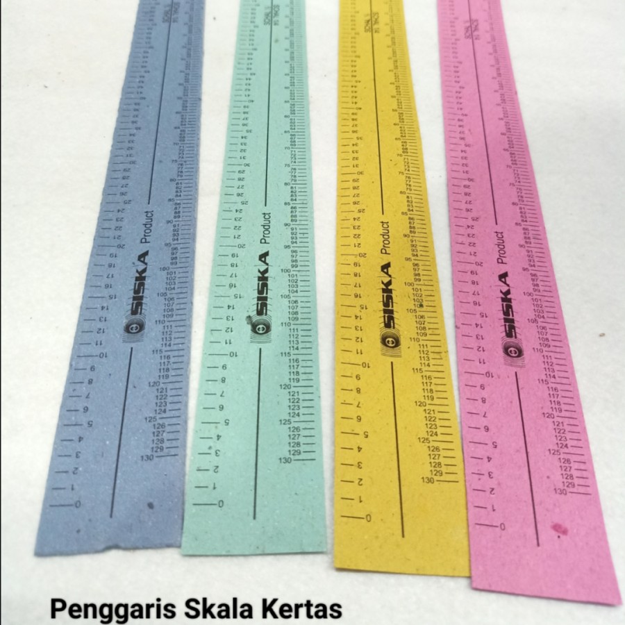 PENGGARIS SKALA KERTAS UNTUK POLA JAHIT BAJU PAKAIAN BAHAN KAIN SATUAN ...