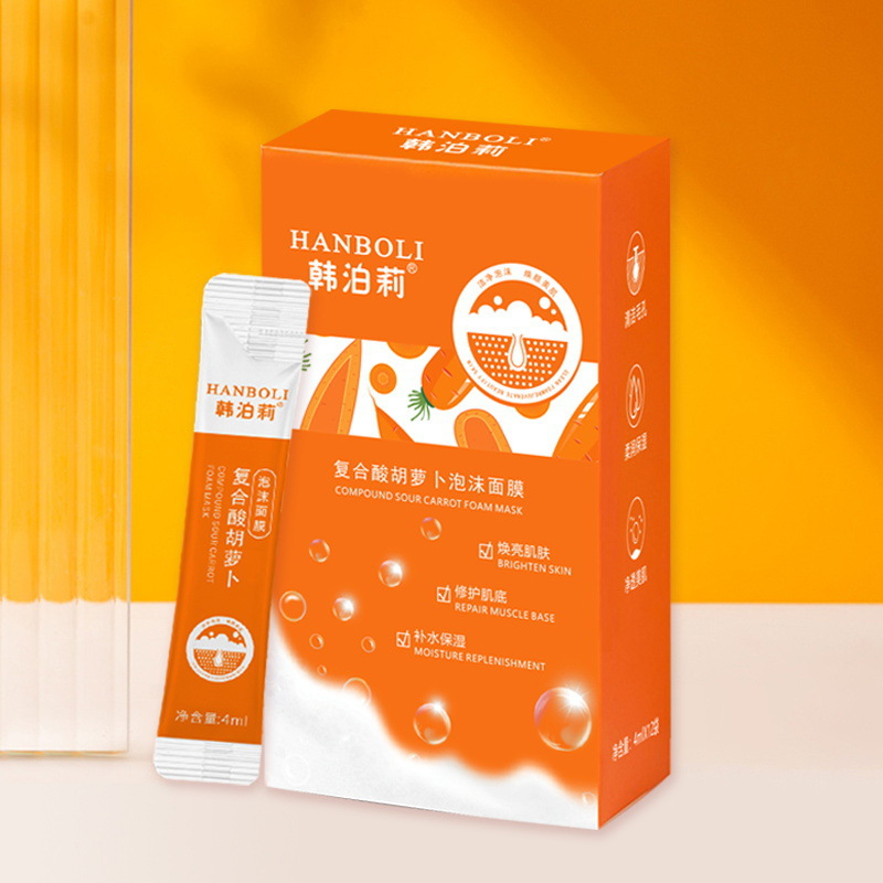 Ta💋.Masker Wajah Busa Asam Senyawa Wortel Deep Cleansing Mengecilkan ...