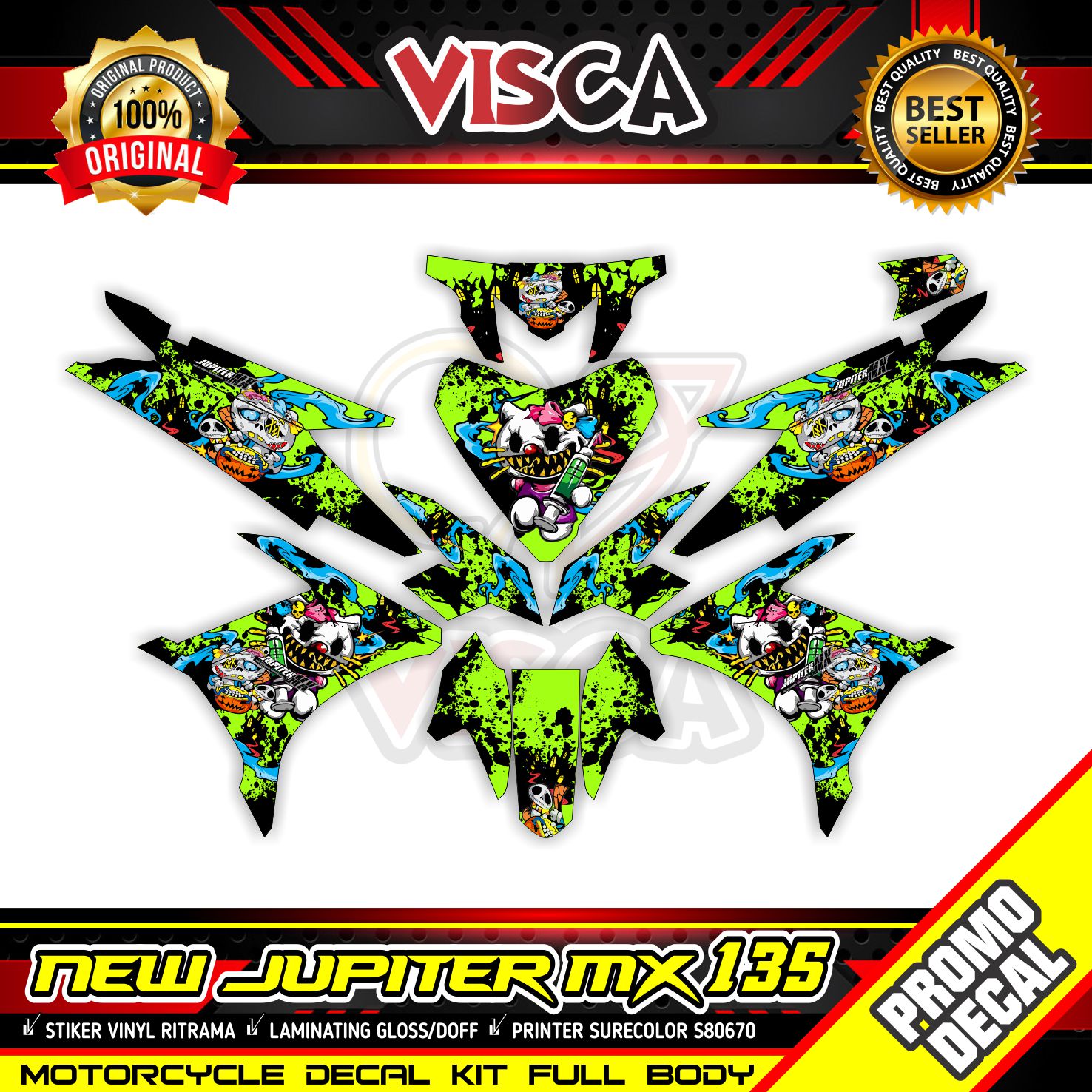 Stiker Jupiter Mx 135 New Full Body Decal Jupiter Mx 135 New Full Body ...