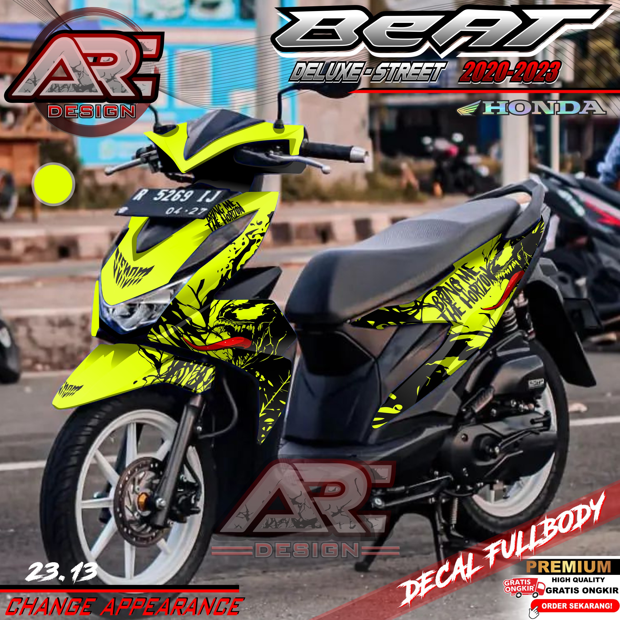 (COD) TERBARU Decal Sticker Honda Beat DELUXE STREET 2020 2021 2022 ...
