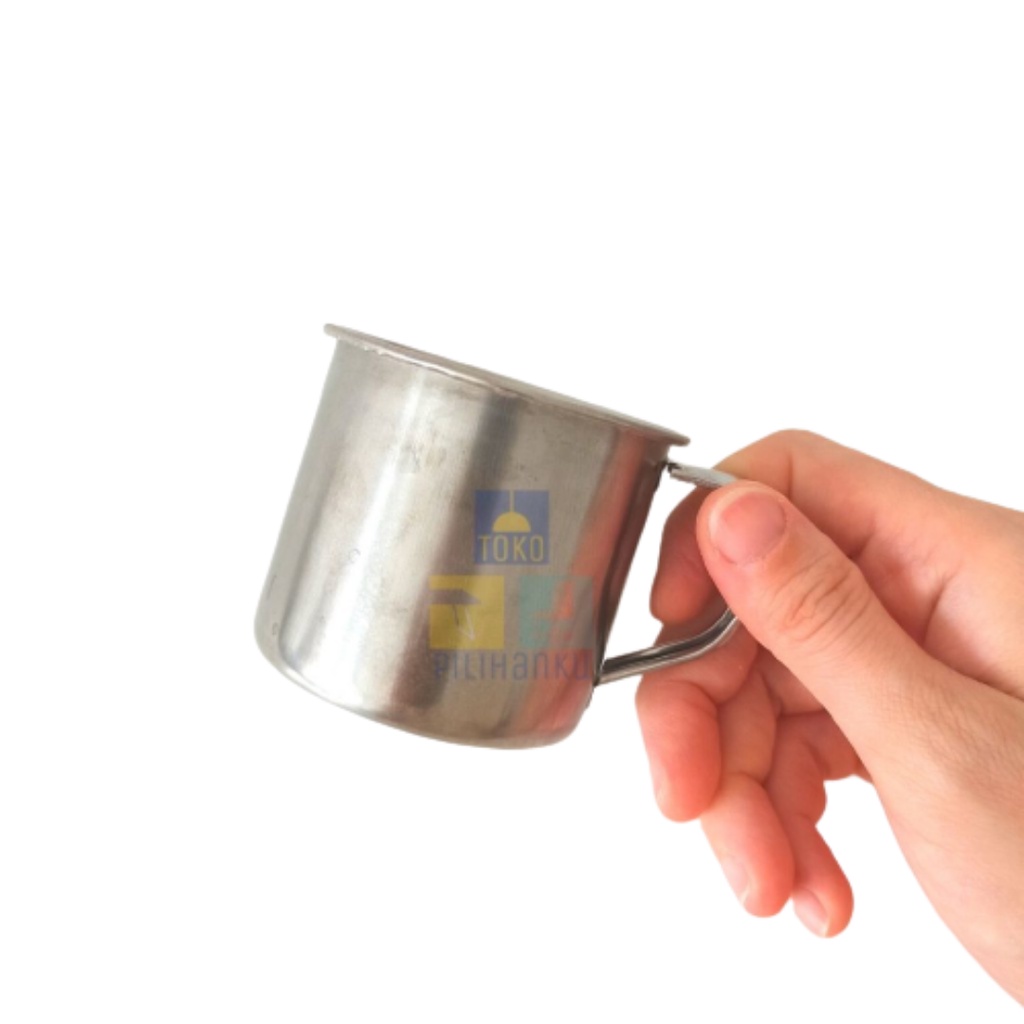 CANGKIR STAINLESS KECIL Gelas Espresso Kopi Teh Mug Mini Prop Foto ...