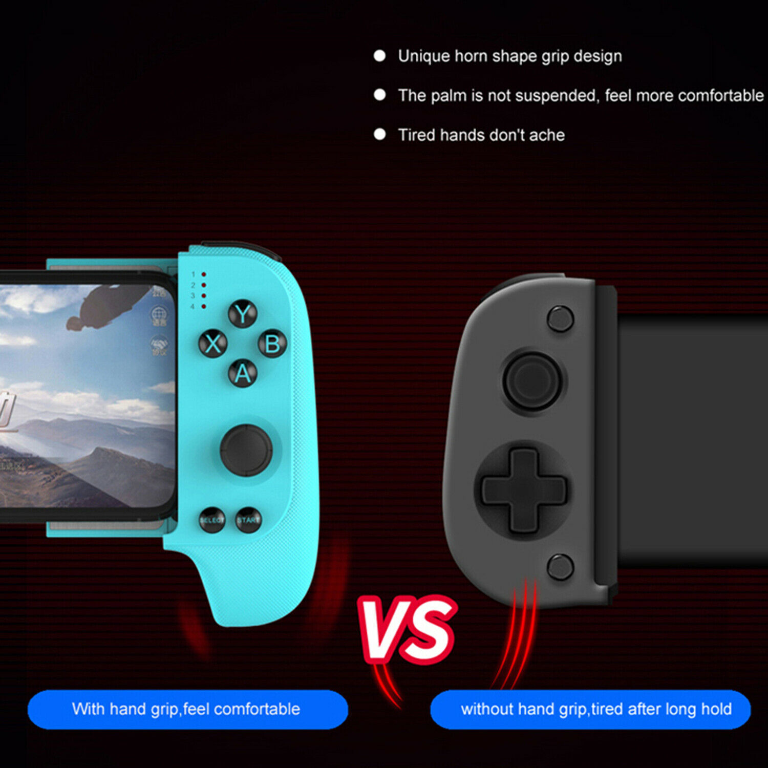 [Lshine] saitake Wireless Gamepad Gamepad Mobile Controller telescopic HandleสำหรับAndroid IOS ...