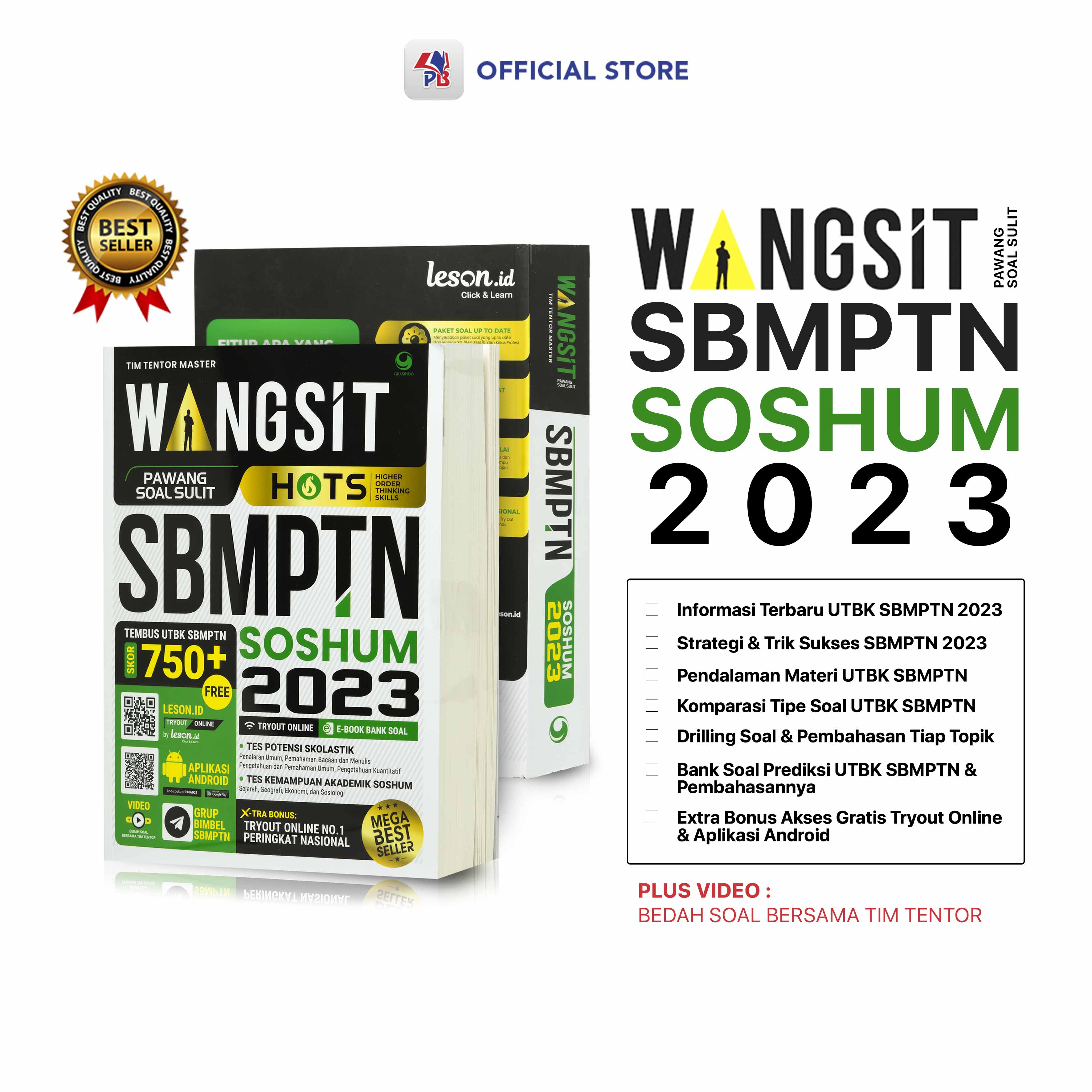 Buku Wangsit SBMPTN SOSHUM 2023 dengan HOTS Mega Best Seller Plus Bonus ...