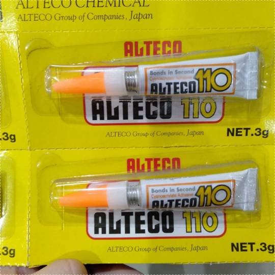 (1 renteng) ALTECO Lem Alteco Super Glue 3 gr Lem Kayu / Lem Serbaguna ...