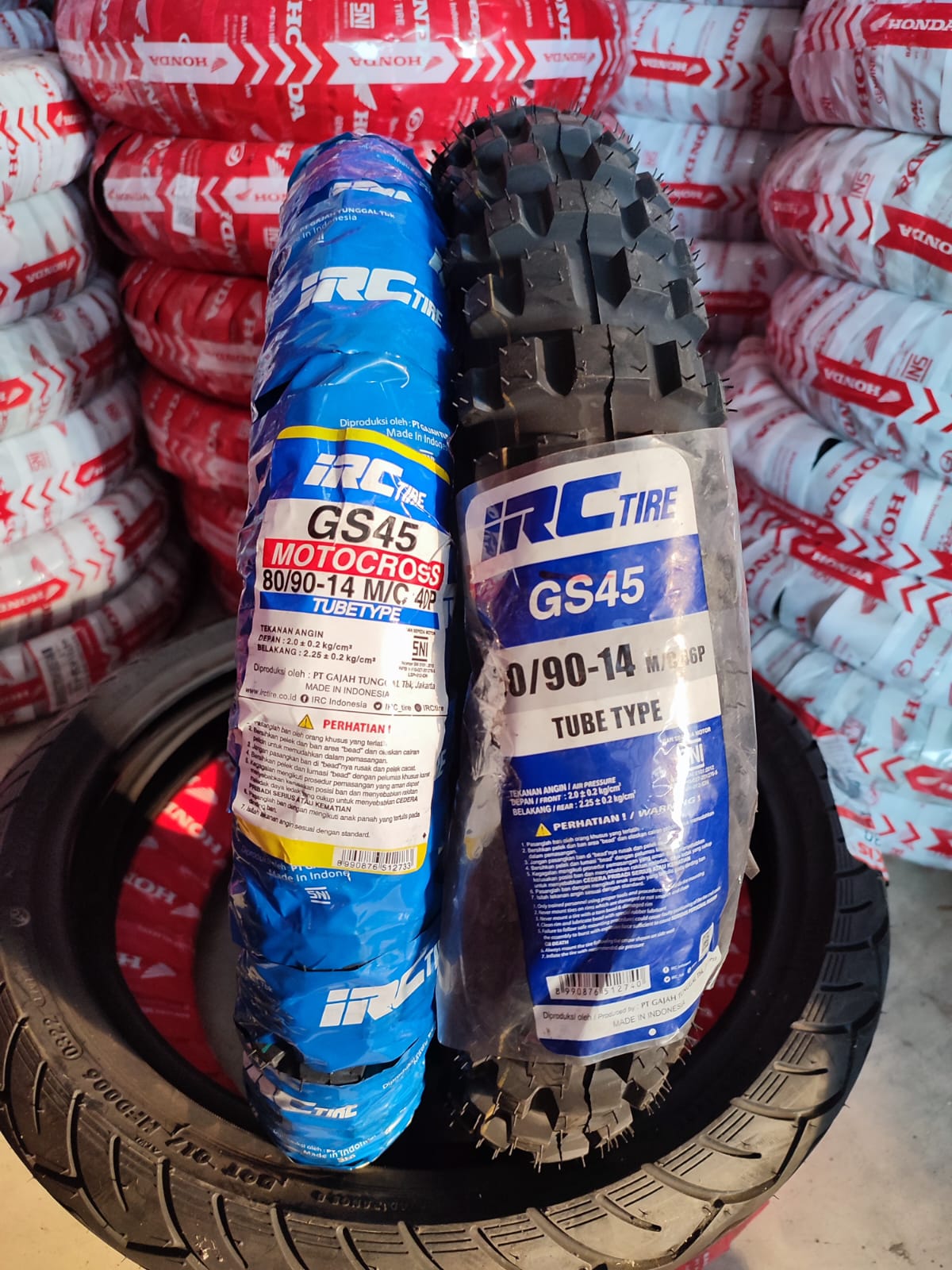 IRC Ban Motor Trail R14 Uk 80/90-14 & 90/90-14 Tubetype Trail/Beat ...