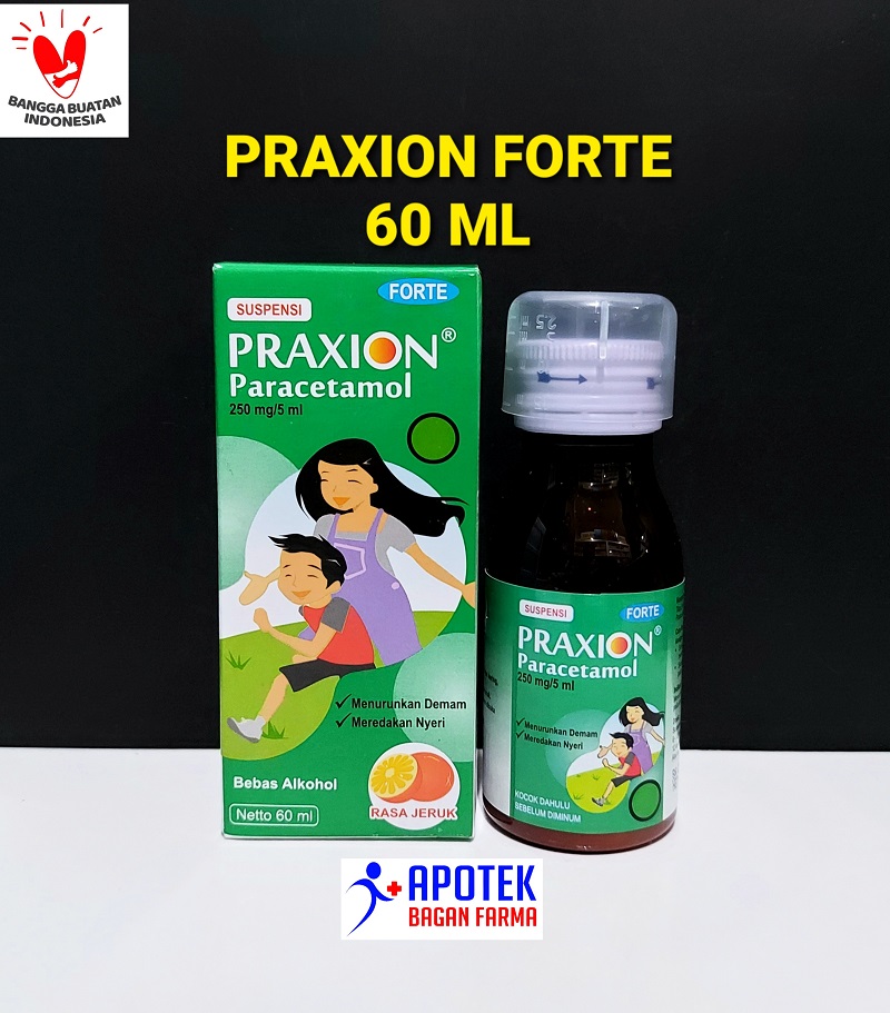 PRAXION FORTE SIRUP 60 ML RASA JERUK | Lazada Indonesia