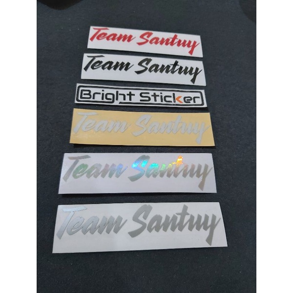 STICKER Stiker TEAM SANTUY CUTTING | Lazada Indonesia