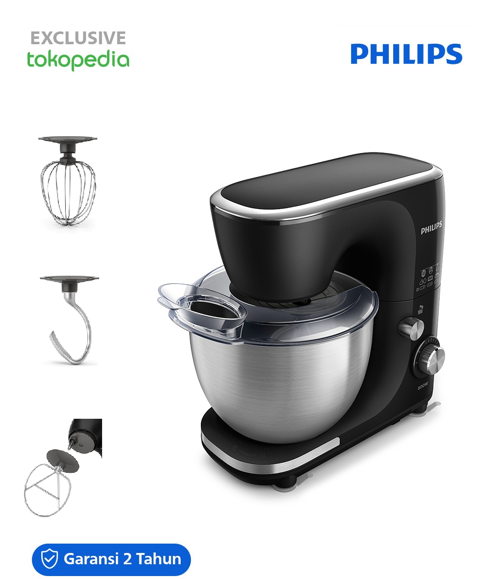 Philips Standing Mixer Planitary Stand Mixer HR7922/90 Kapasitas 5L ...