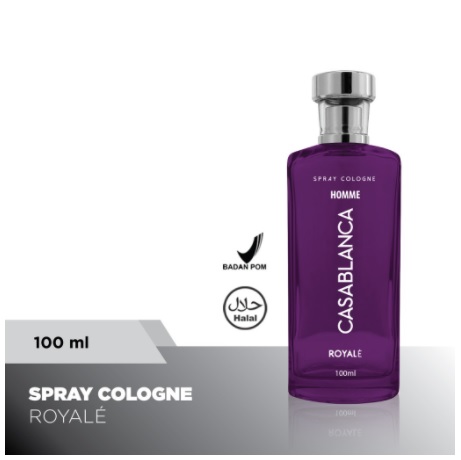 Casablanca Spray Cologne GLASS Homme Dark Violet (Royale) 100ml ...
